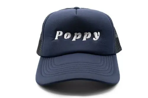 REY TO Z Poppy Foam Trucker Hat - Navy