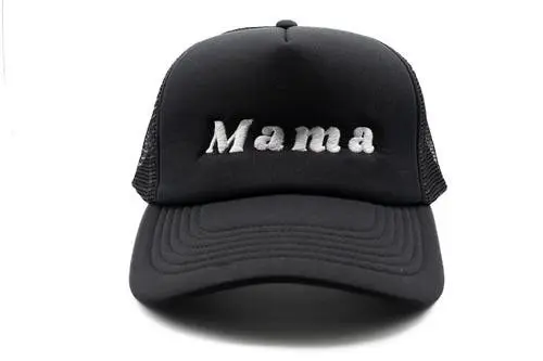 REY TO Z Mama Trucker Hat - Black