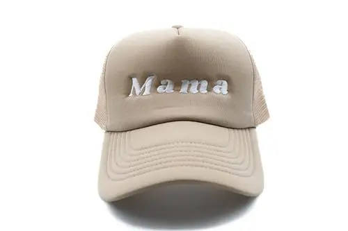 REY TO Z Mama Trucker Hat - Khaki