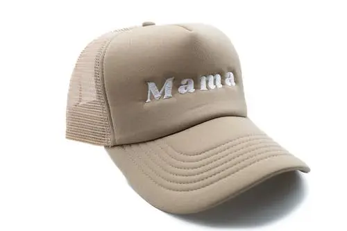REY TO Z Mama Trucker Hat - Khaki