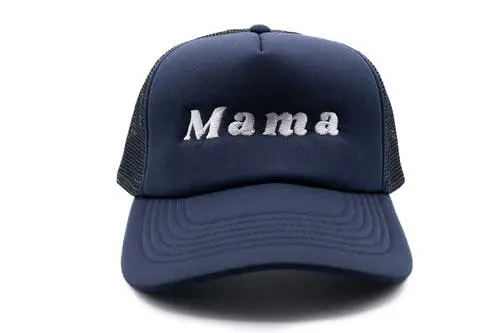 REY TO Z Mama Trucker Hat - Navy