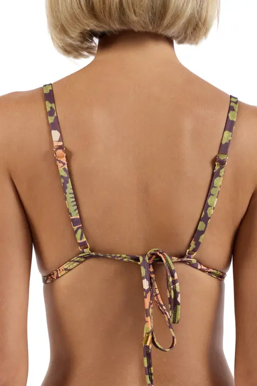 Kenny Flowers Sporty Triangle Bikini Top