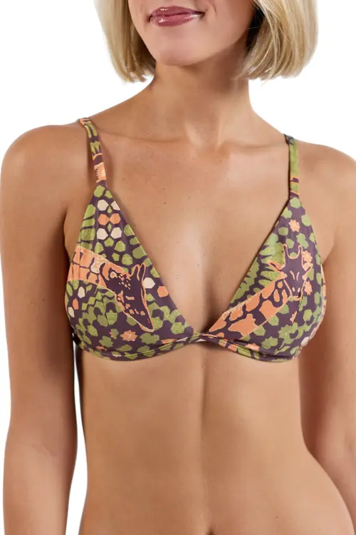 Kenny Flowers Sporty Triangle Bikini Top