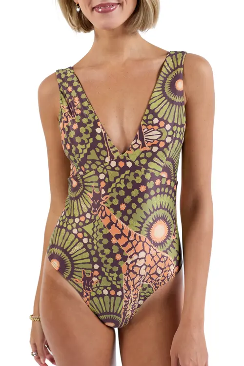 Kenny Flowers The Africasculpt One Piece - Brown