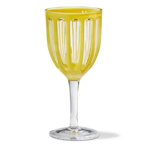 TAG Villa 12 Oz Acrylic All Purpose Drinkware Bpa-free - Yellow
