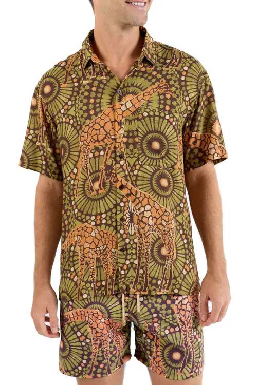 Kenny Flowers The Africashort Sleeve Shirt