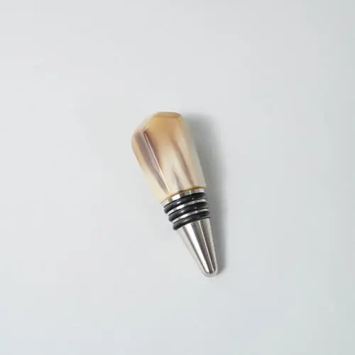 MAADILI COLLECTIVE Geometric Horn Wine Stopper