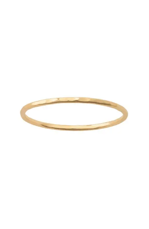MADE BY MARY Hammered Stacking Ring - Gold Filled