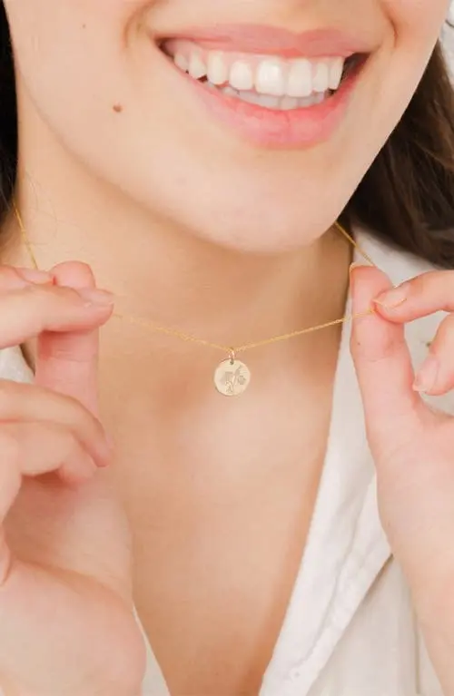MADE BY MARY November Birth Flower Necklace - Silver