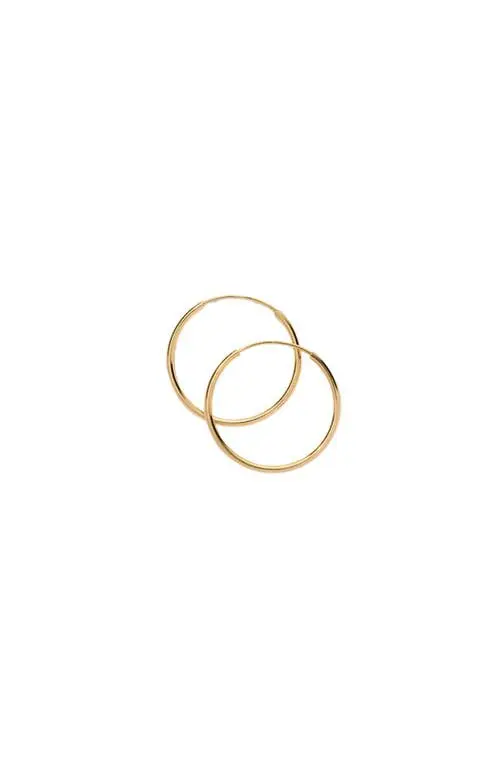 MADE BY MARY 14k Live In Hoop Earrings - 14k Solid Gold