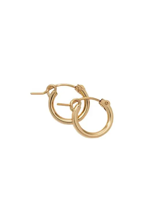 MADE BY MARY Maude Hoop Earrings - Gold Filled
