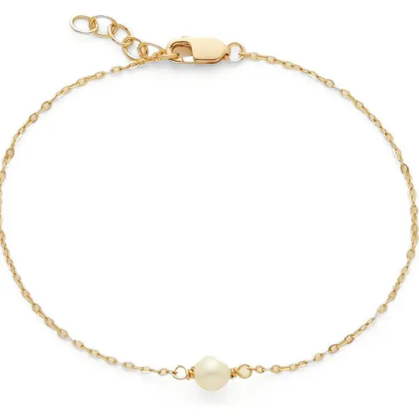MADE BY MARY Pearl Bracelet - Gold Vermeil