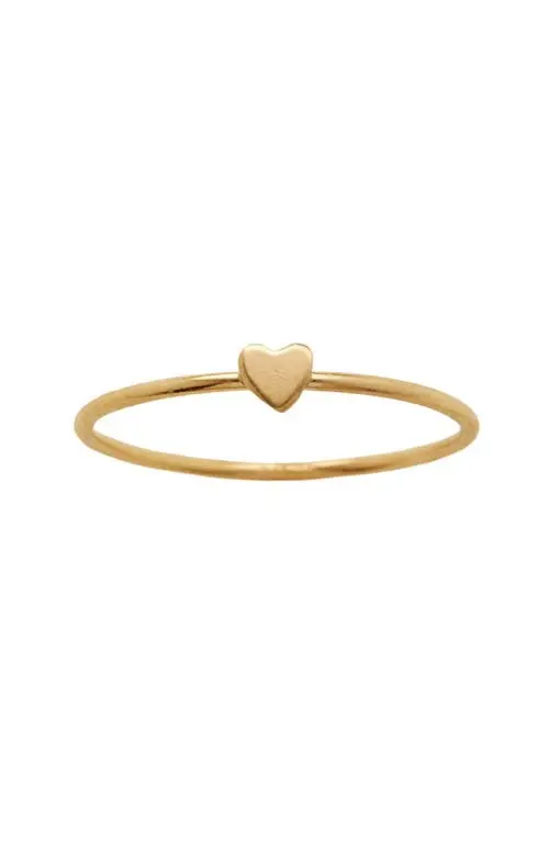 MADE BY MARY Heart Stacking Ring - Gold Filled