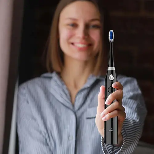 PURSONIC Sonic Smart Series Rechargeable Toothbrush With Uv Sanitizing Function - Black