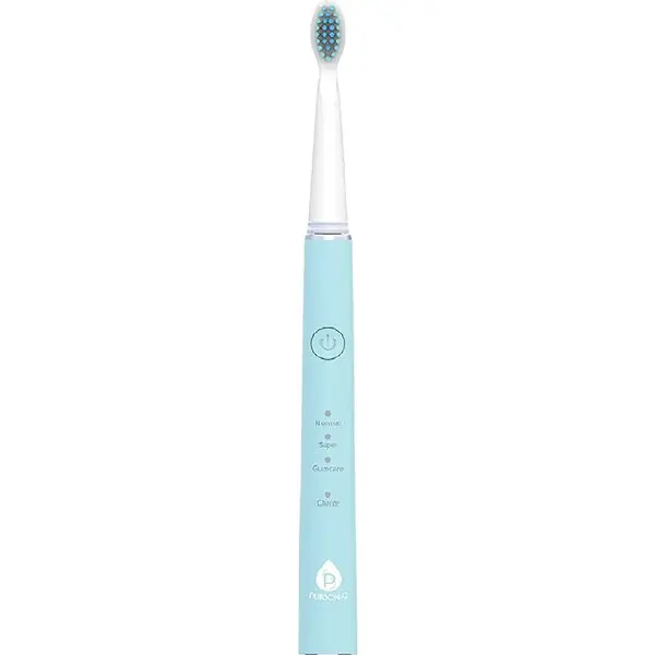 PURSONIC Usb Rechargeable Sonic Toothbrush With 12 Brush Heads - Green