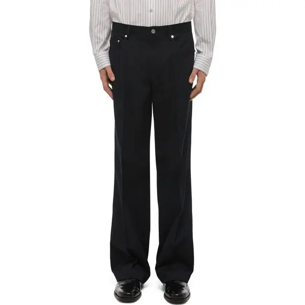 Helmut Lang Five-pocket Gabardine Dress Pants - Black