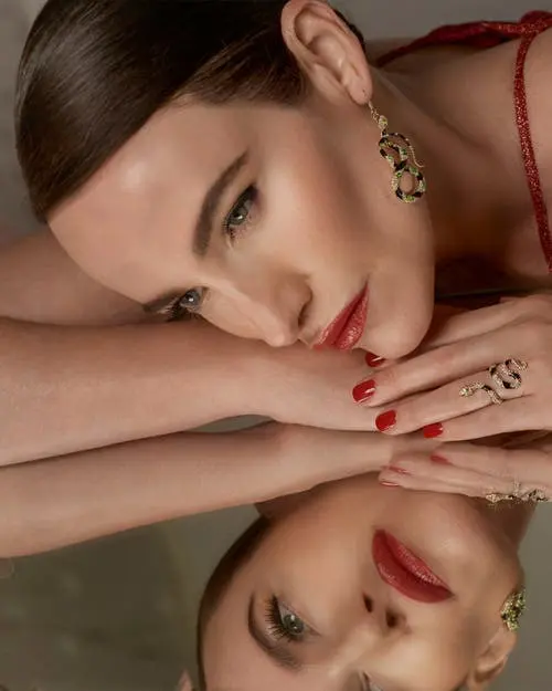 BILL SKINNER STUDIO Bejewelled Serpent Drop Earrings