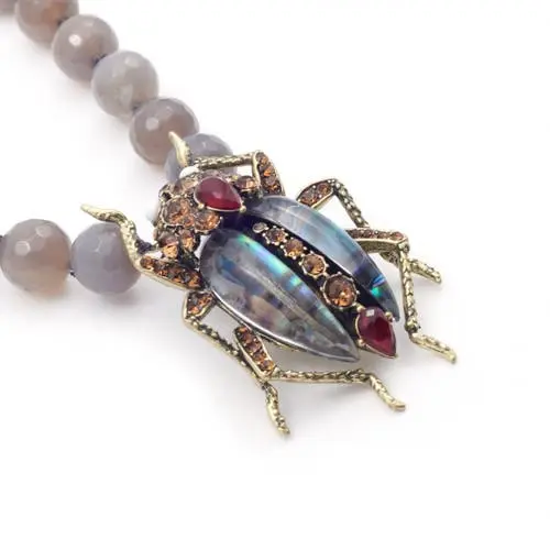 BILL SKINNER STUDIO Statement Necklace - Beetle