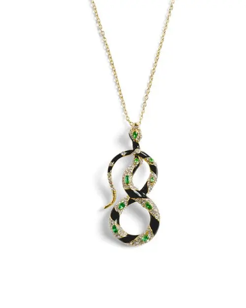 BILL SKINNER STUDIO Bejewelled Pendant Necklace
