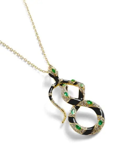 BILL SKINNER STUDIO Bejewelled Pendant Necklace