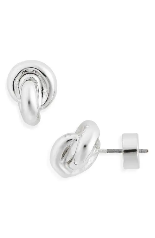 Nordstrom Knot Stud Earrings - Silver
