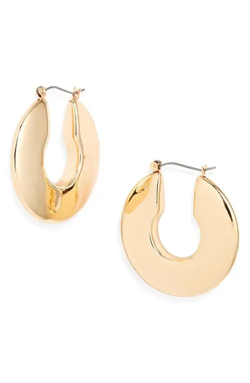 Nordstrom Polished Hoop Earrings - Gold