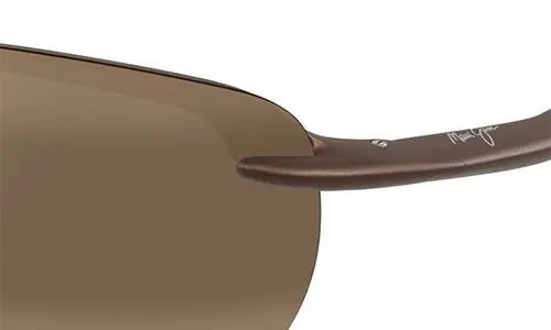 Maui Jim Oversized Rectangular Sunglasses - Brown