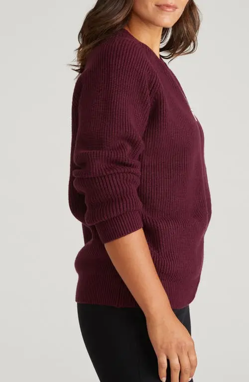 Universal Standard Vicki Zip-up Cardigan - Gamay