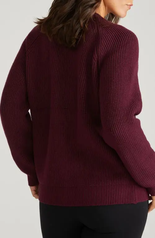 Universal Standard Vicki Zip-up Cardigan - Gamay