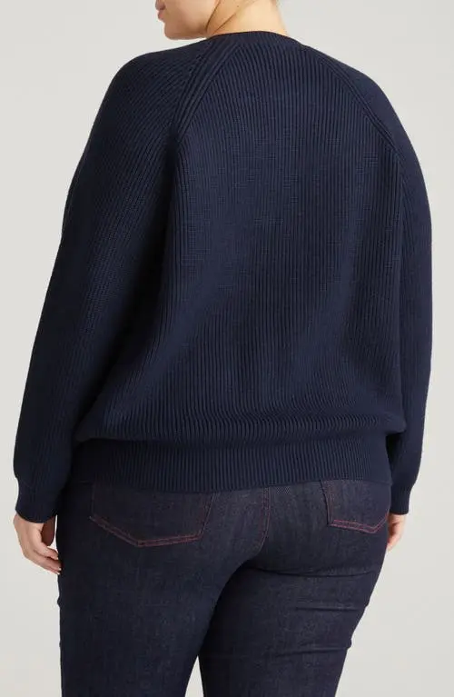 Universal Standard Vicki Zip-up Cardigan - Midnight Blue