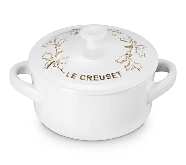 LE CREUSET Holly Mini Cocotte With Gold Detail - One-color
