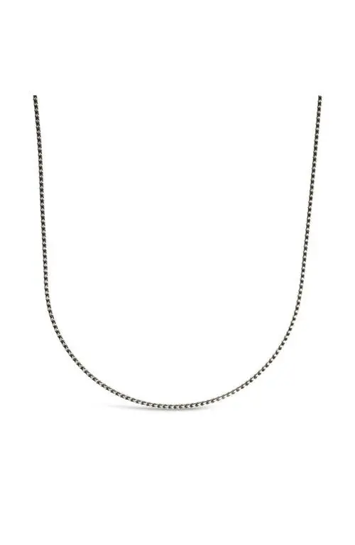 LOUPN Rope Chain Necklace - Silver