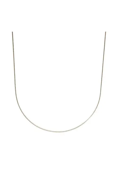 LOUPN Snake Chain Necklace - Silver
