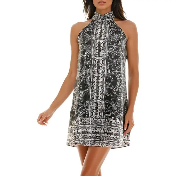 SOCIALITE Paisley Shift Minidress