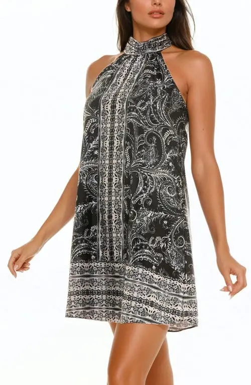 SOCIALITE Paisley Shift Minidress