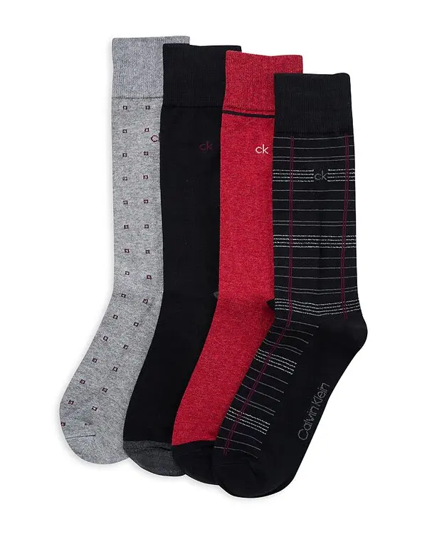 Calvin Klein Dress Crew Socks Pack - Black