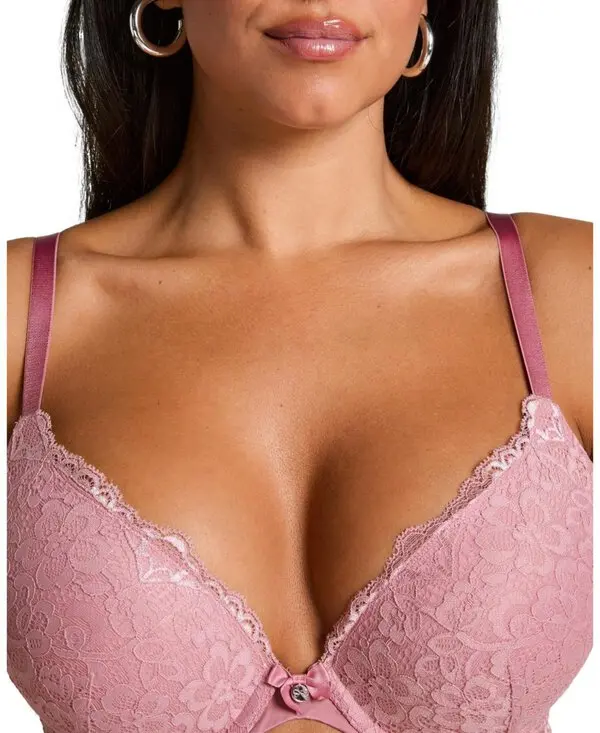 Hunkemoller Marine Padded Push-up Underwired Bra - Lilas