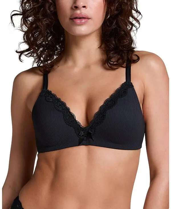 Hunkemoller Lola Padded Non-wired Bra - Black