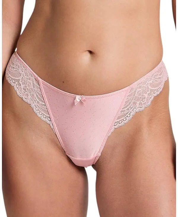 Hunkemoller Sophie Thong - Silver Pink