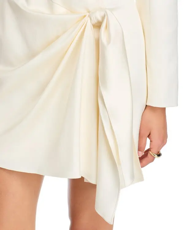 Cinq À Sept Irma Twist Mini Dress - Ivory