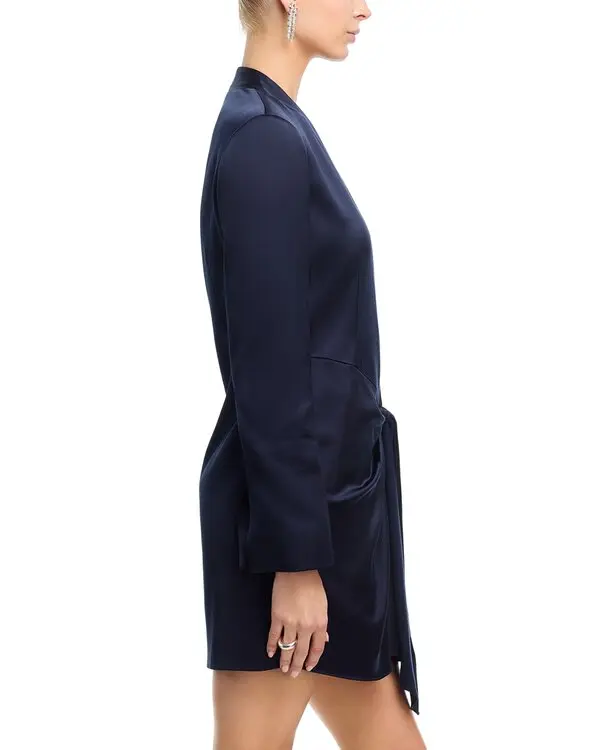 Cinq À Sept Irma Twist Mini Dress - Navy