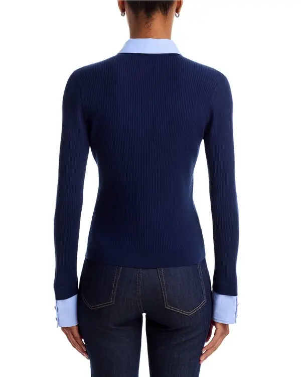 Cinq À Sept Soma Collared Cardigan