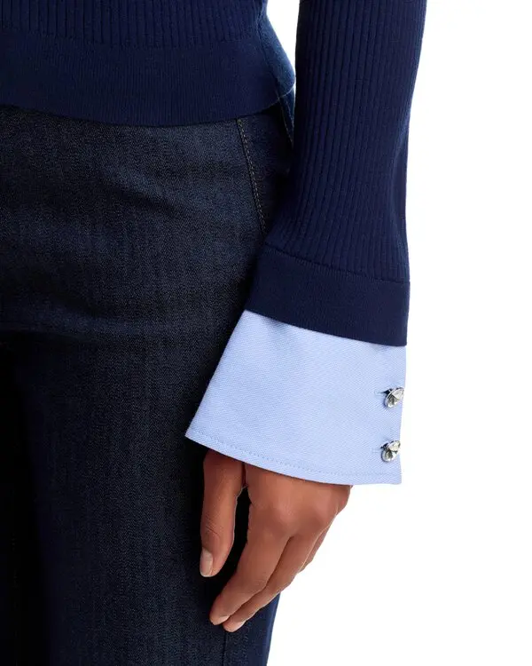 Cinq À Sept Soma Collared Cardigan