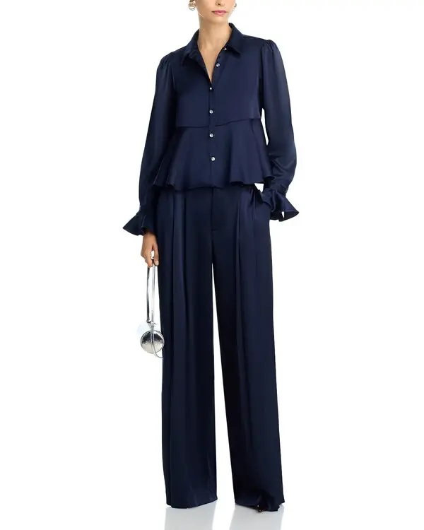 Cinq À Sept Marne Wide-leg Pants