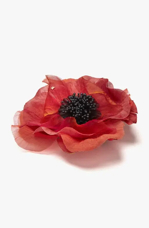 HELENA SIMON The Poppy Floral Brooch