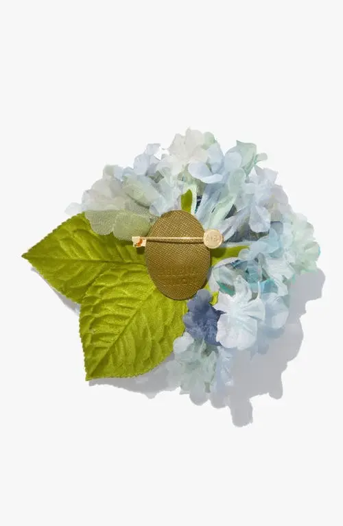 HELENA SIMON Hydrangea Floral Brooch