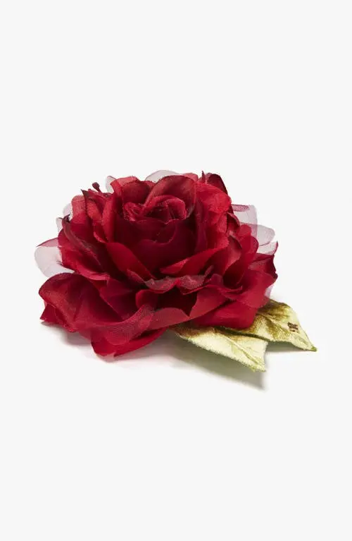 HELENA SIMON Rose Floral Brooch