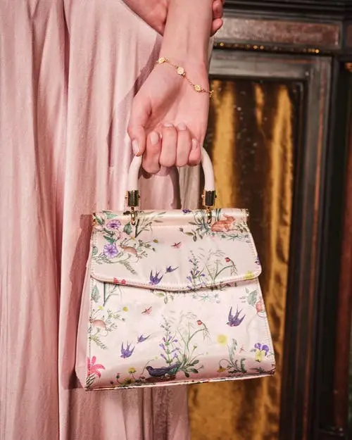 FABLE ENGLAND High Tea Mini Top Handle Tote