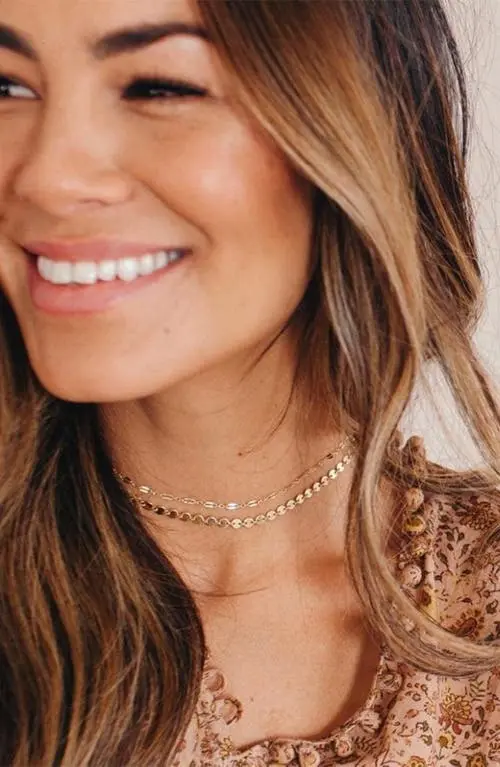 MADE BY MARY Poppy Choker Necklace With Link Chain - Silver