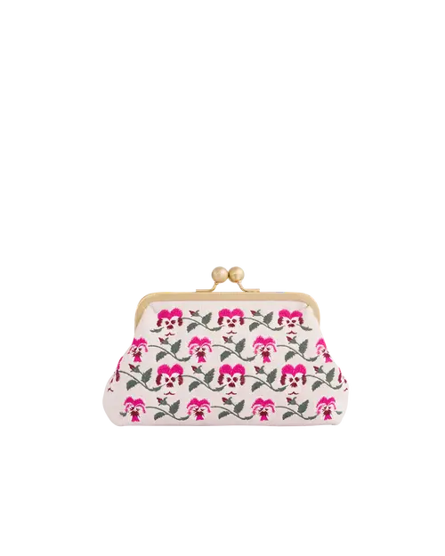 FABLE ENGLAND Pansy Victoriana Clutch - Pink
